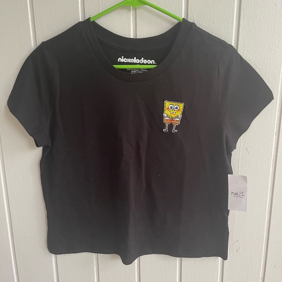 Nickelodeon | Tops | Nwt Spongebob Crop Top | Poshmark